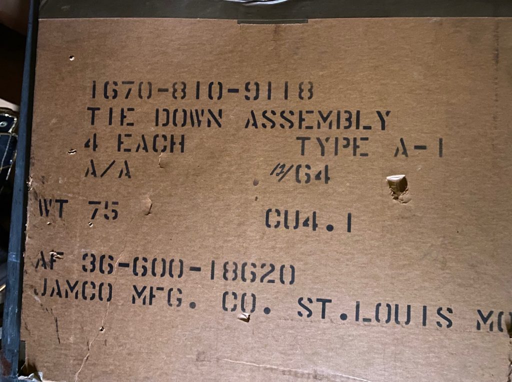 Aerial Delivery Tie Down Straps