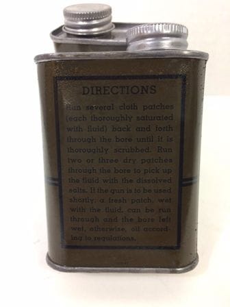 WW2 Rifle Bore Cleaner in a 6oz Can