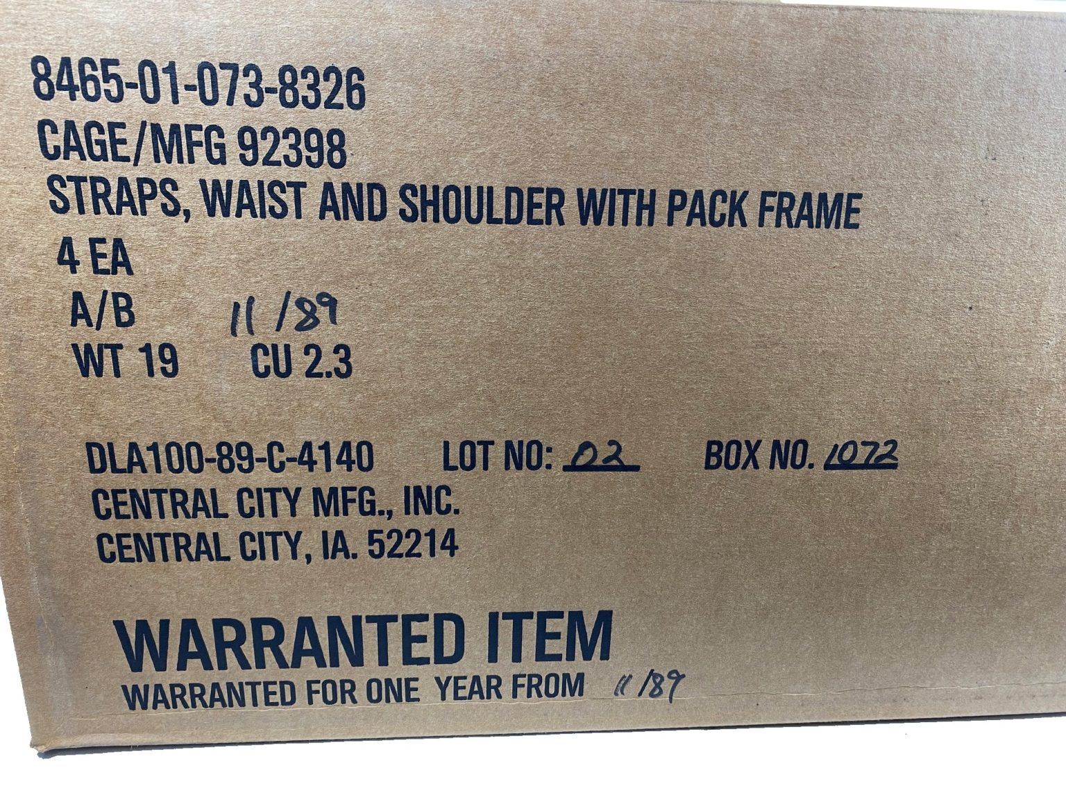 Lc-2 Alice Pack Frame With Straps