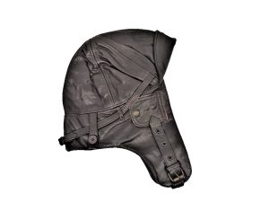 Leather Aviator Cap