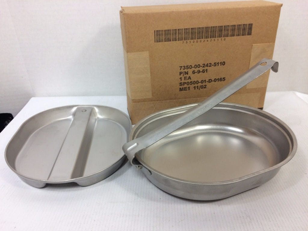 Military Issue Mess Kit, Stainless Steel New Original Box