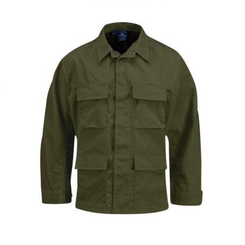 Vintage Olive Drab Rip-stop Vietnam Fatigue Shirt