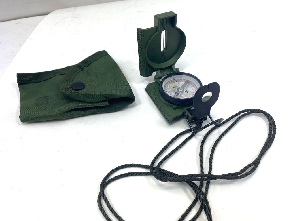 Us Issue Lensatic Compass W/case-new