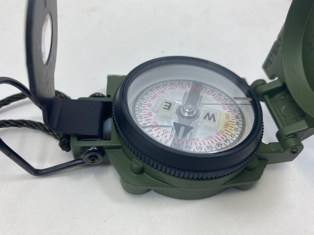 Us Issue Lensatic Compass W/case-new