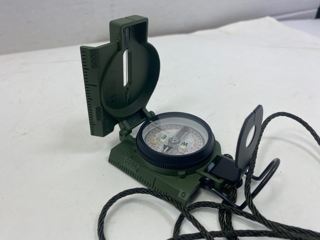 Us Issue Lensatic Compass W/case-new
