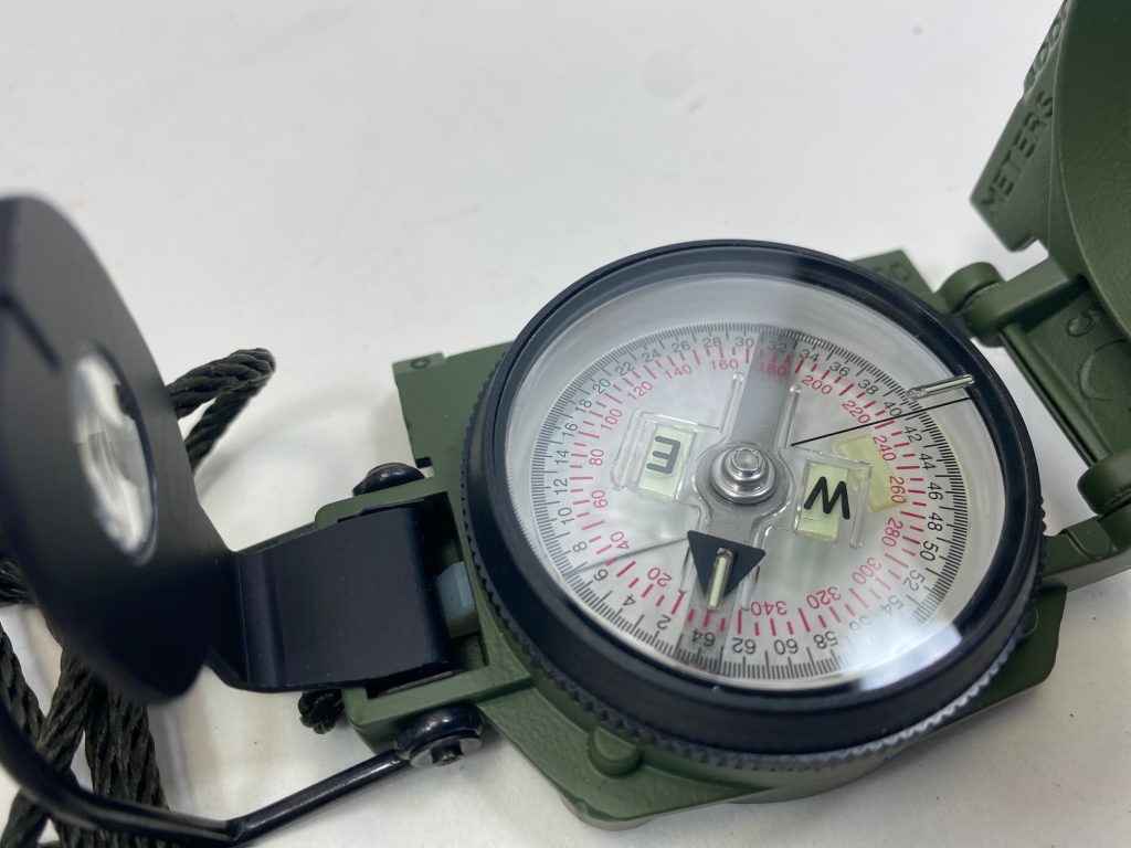 Us Issue Lensatic Compass W/case-new