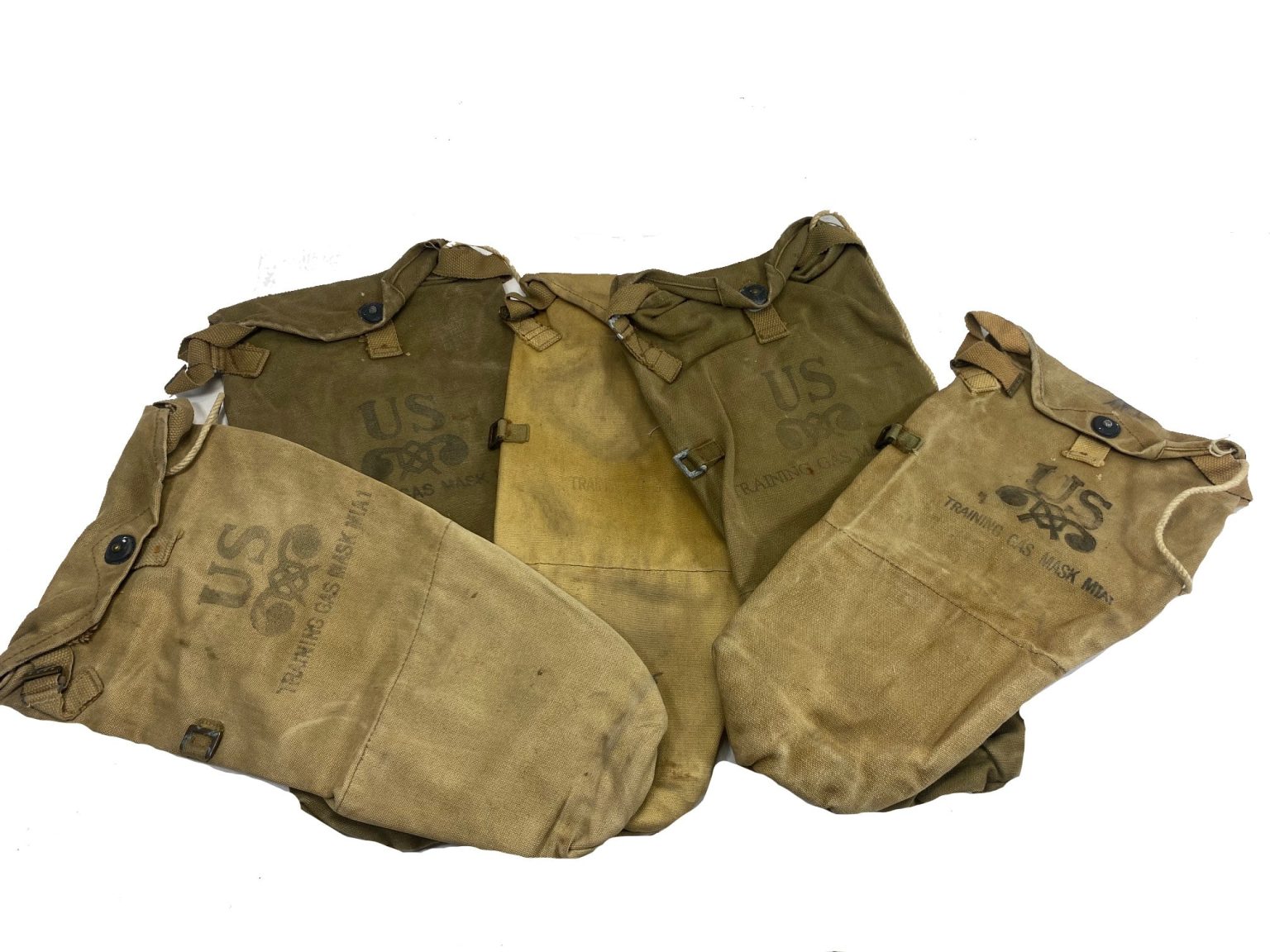 U.S. WW2 Gas Mask Bags