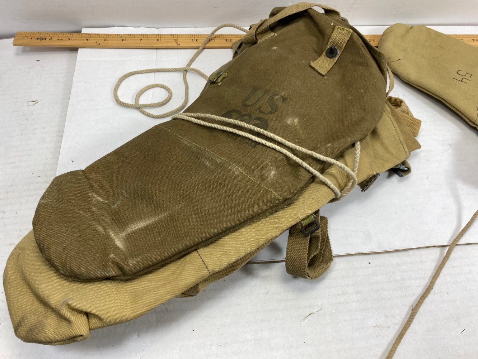 U.S. WW2 Gas Mask Bags