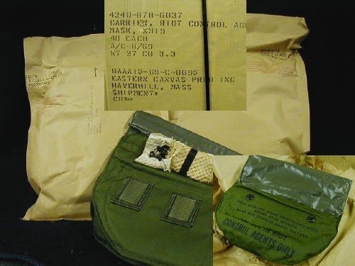 XM28E4 Gas Mask Bag, 2 Pk