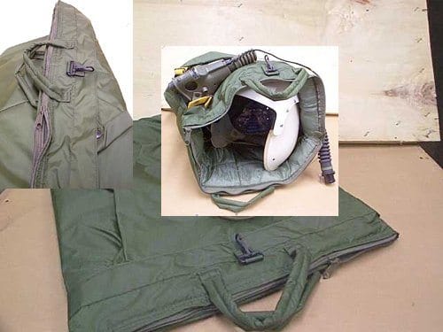 Pilot's Helmet Bag Padded Nylon Construction 20''x20''