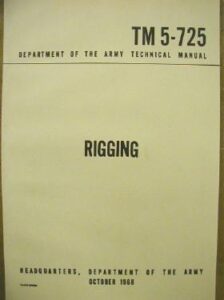 Rigging Manual from the department of the Army Technical services
