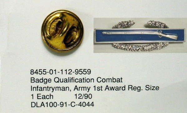 Combat Infantry Badge, CIB