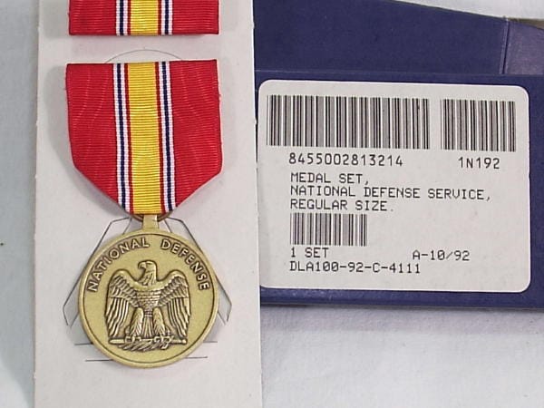 National Defense Service Medal Fsm Ndsm
