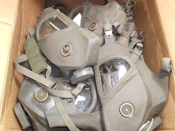 Vietnam Gas Mask, Xm-28 Bad Condition