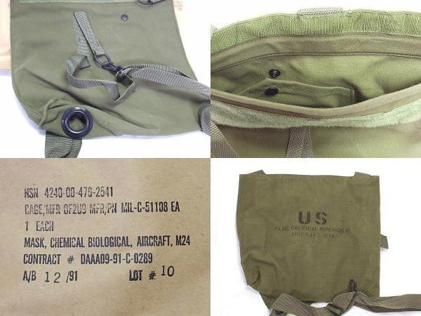 M-24 Aircraft Gas Mask Bag