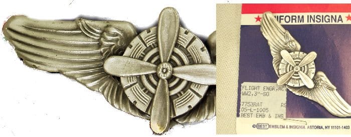 Army Expert Shooting Badge, Silver Oxide