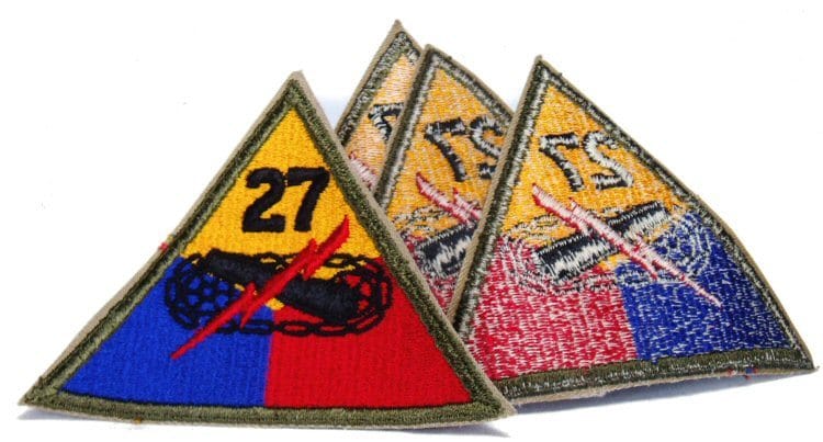 27th Armored Patch, Color
