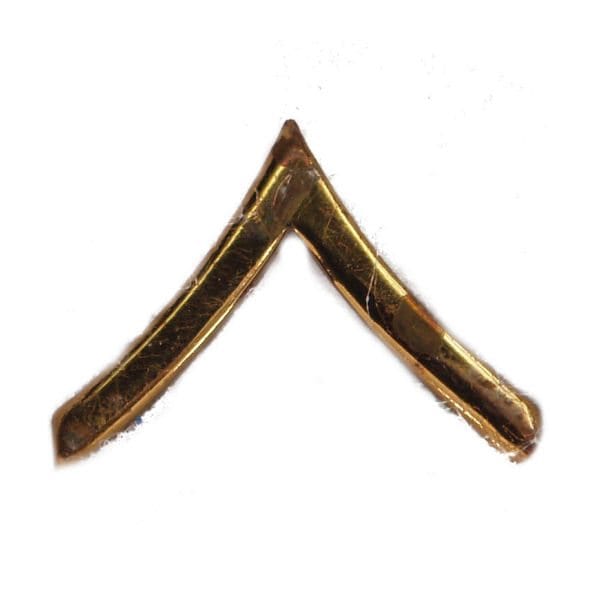 Army Pin-on Collar Rank, E-2, Pvt