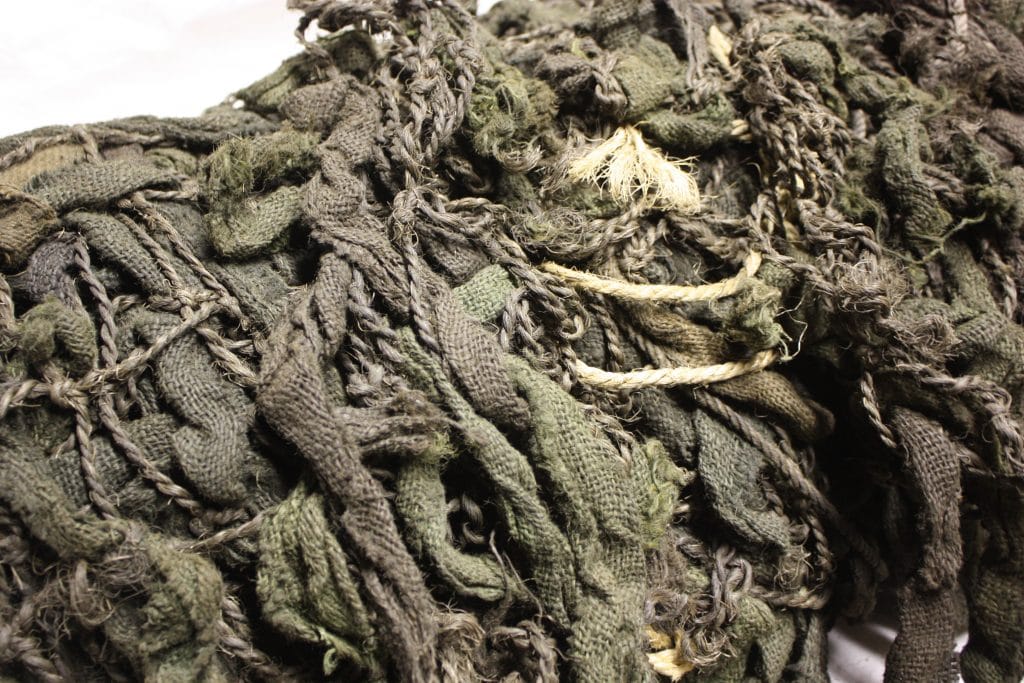 Burlap Military Camo Net from Portugese. Heavy duty cotton