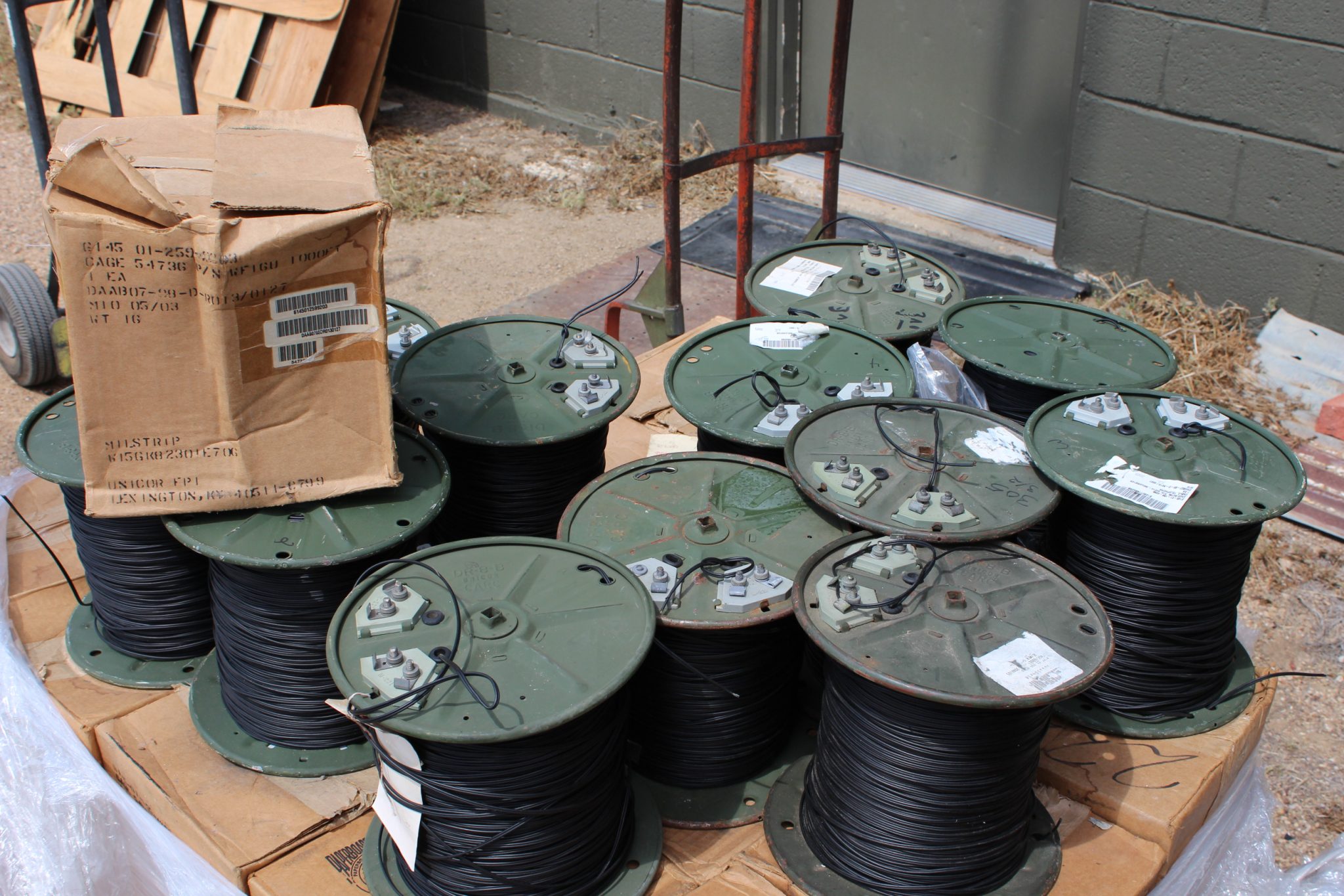 Communications Wire Spool