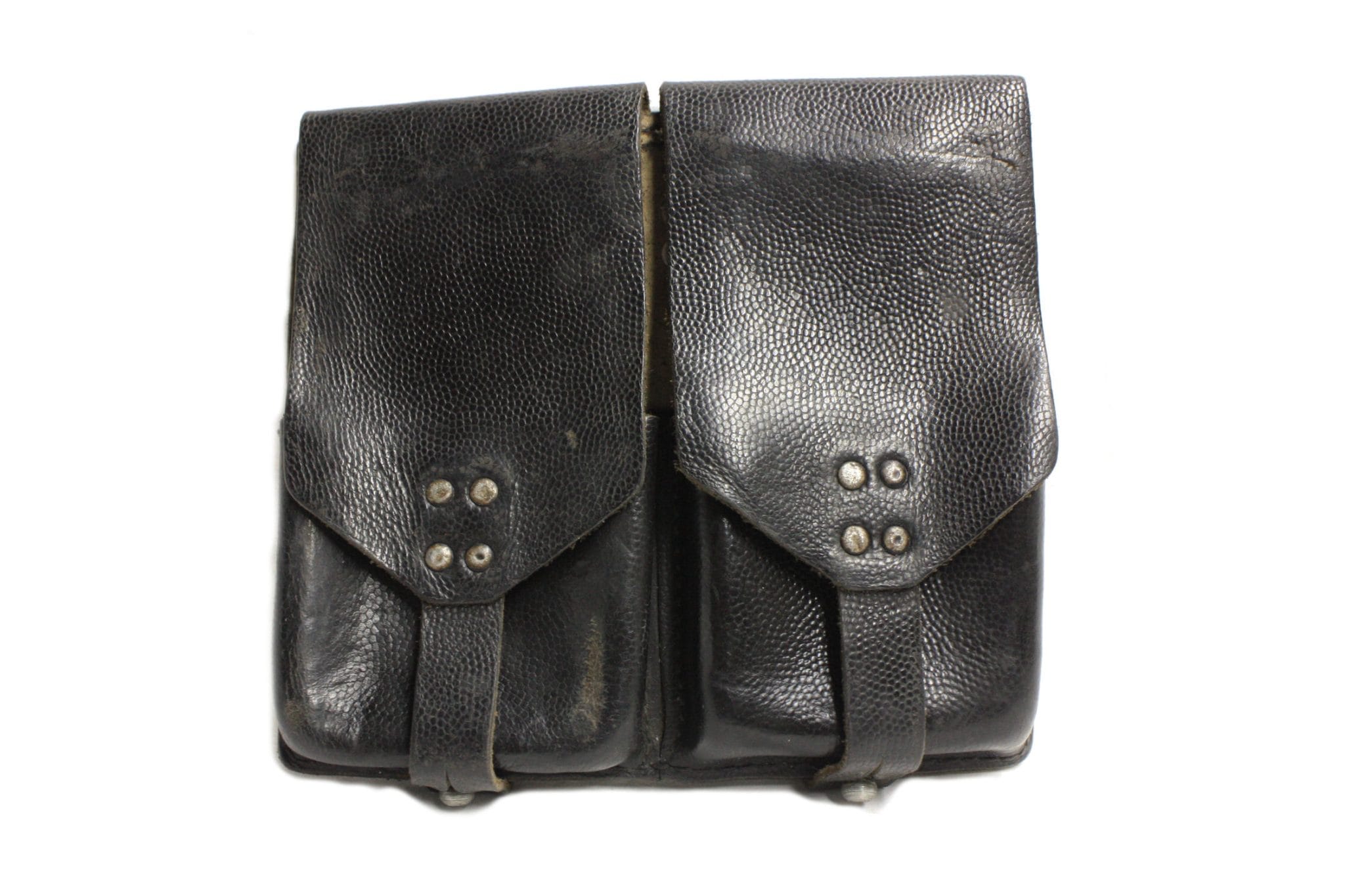 Austrian Leather Ammo Pouch, 2 pocket