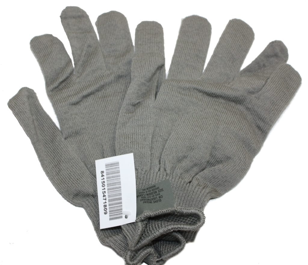 Polypropylene Glove Inserts, Gray