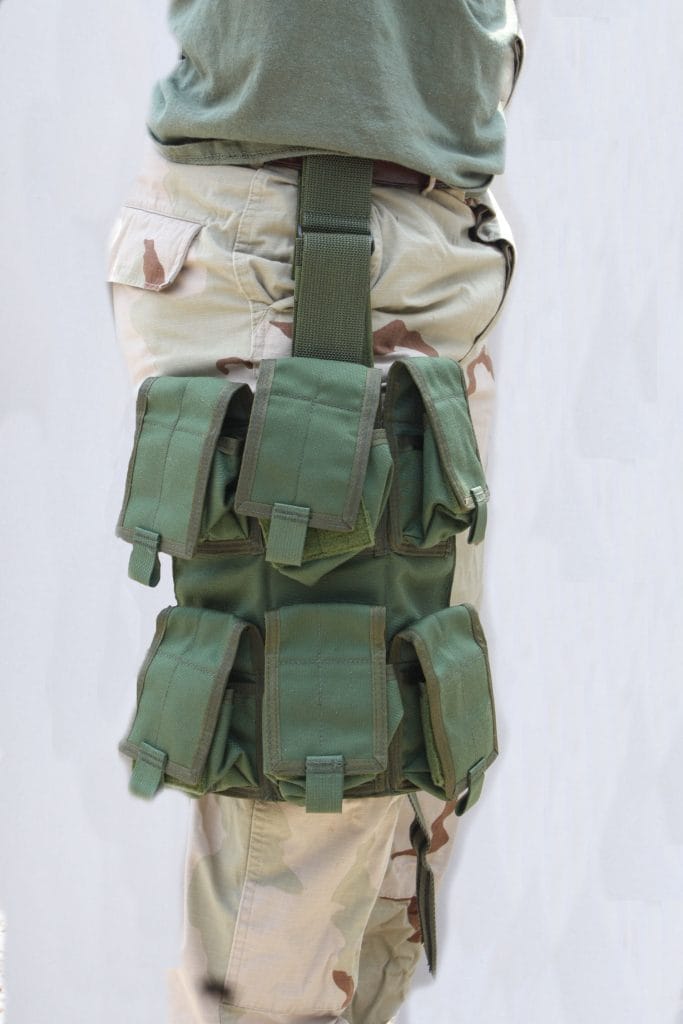 Drop leg platform, 6 pocket