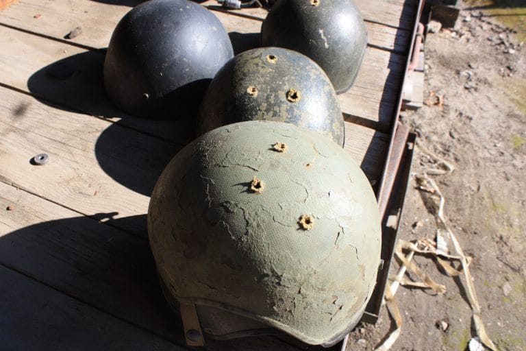 Tankers Helmet Shell, CVC, Used, Rough Fiberglass