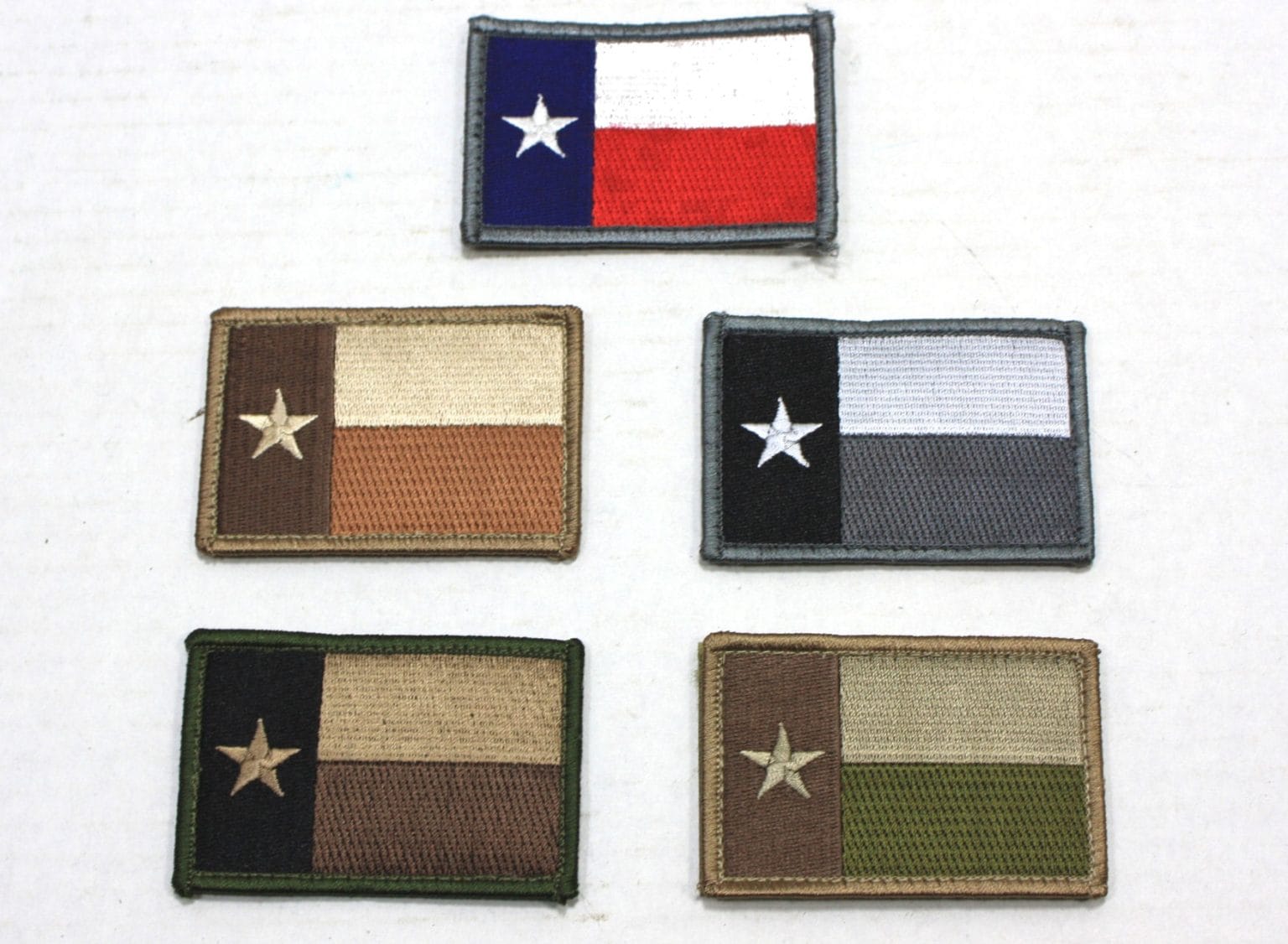 Texas Flag Patches 2x3