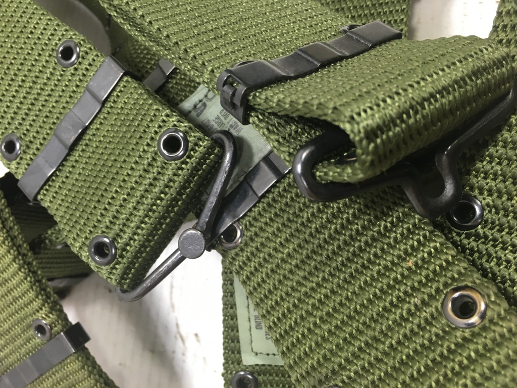 LC-2 Pistol Belt Nylon Metal, Lg