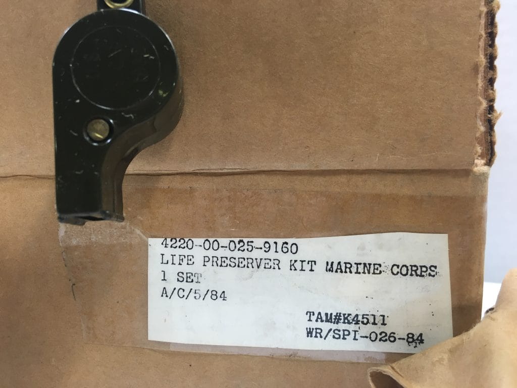Usmc Life Preserver Kit