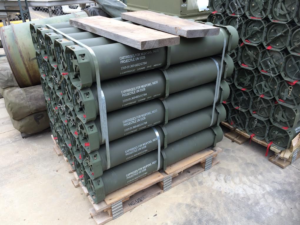 120MM Projectile Inert Cartridge Casing