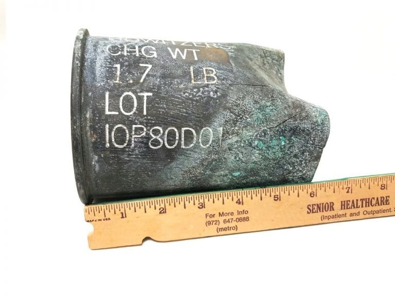 105 MM Howitzer Shell, BLANK - Omahas Army Navy Surplus