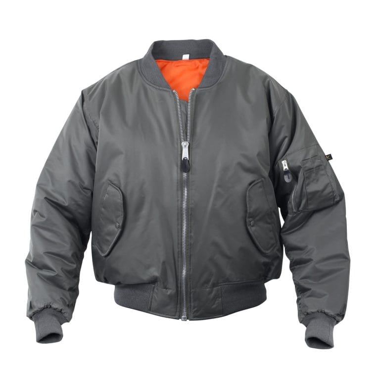 MA1 Flight Jacket Copy Gun Metal - Omahas Army Navy Surplus