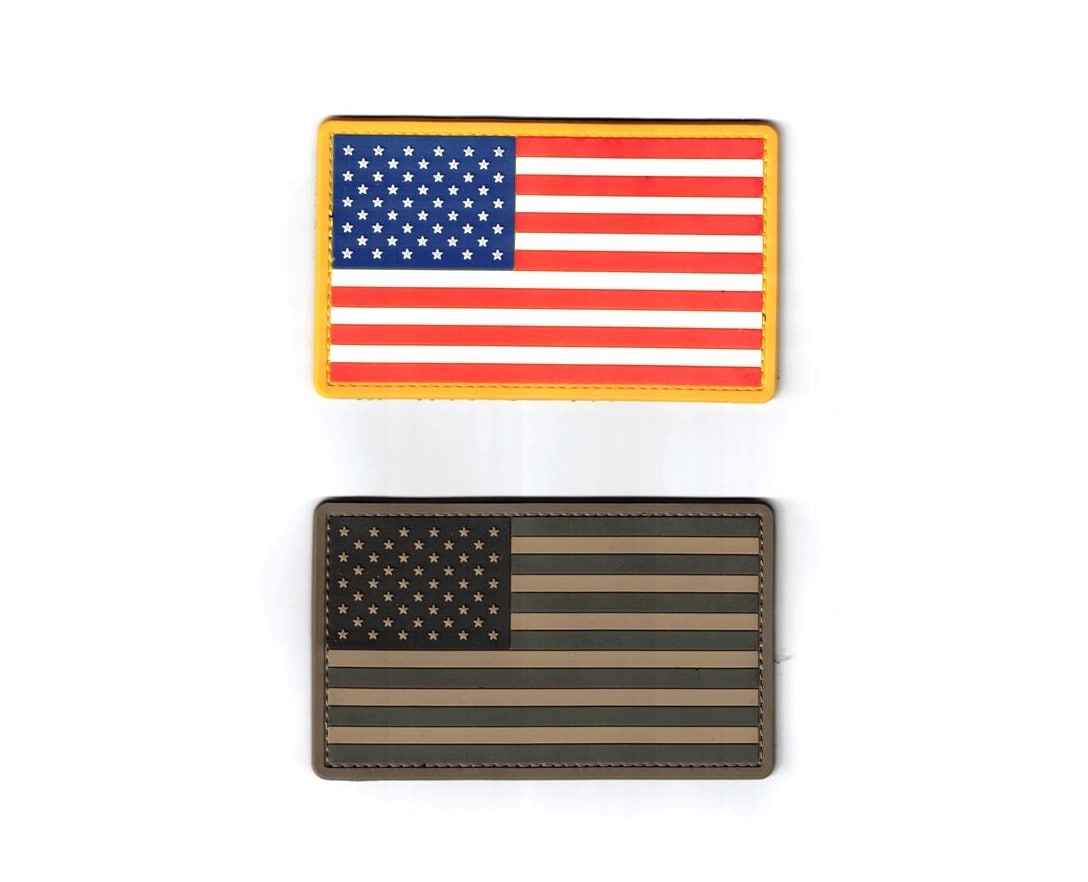 PVC US Flag Patch, 3x5 - Omahas Army Navy Surplus