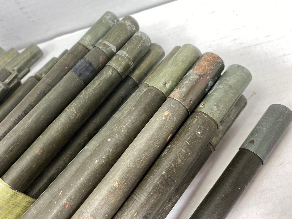 Military Pup Tent Poles 6pc Set-used condition - Omahas Army Navy Surplus