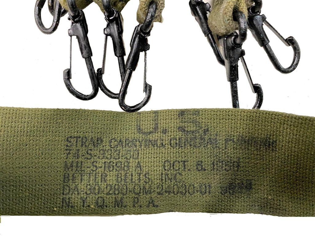 G P Strap 2 inch, 1950's dated - Omahas Army Navy Surplus