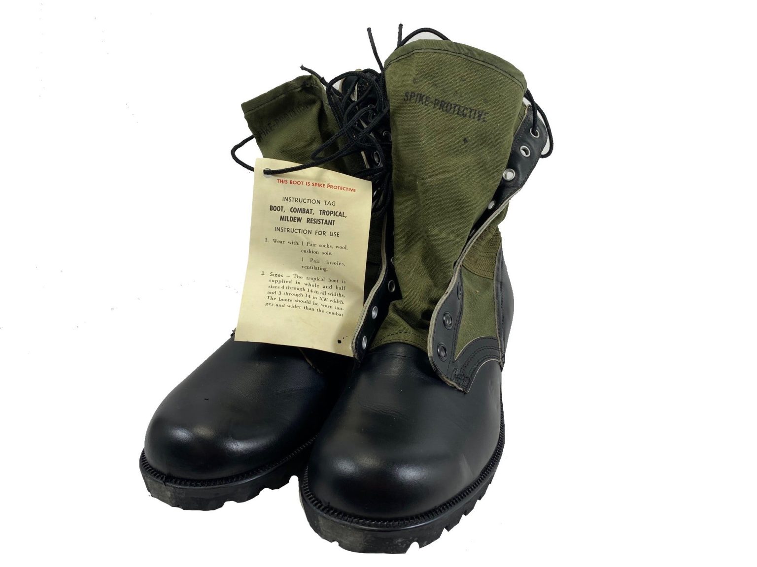 Vietnam Jungle Boots, 3rd Pattern with Vibram Sole 11N - Omahas Army ...