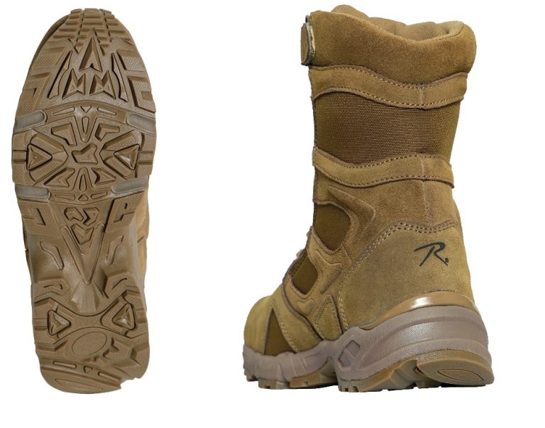 Forced Entry Side-Zip Deployment Boots, AR 607-1 Coyote - Omahas Army ...