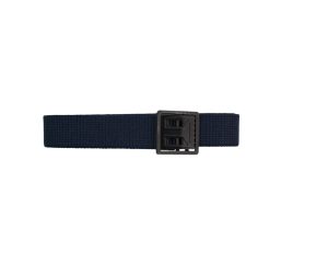 USAF Blue Bdu Belt, Black Buckle Open Face