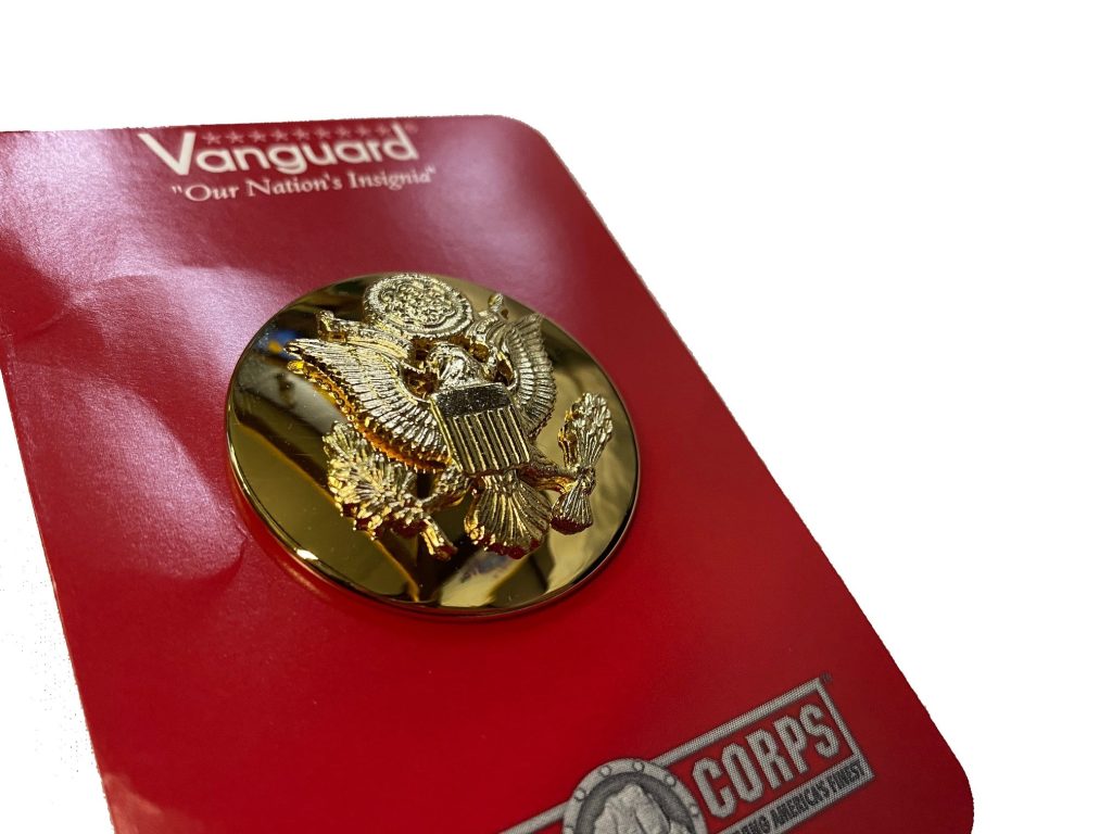 Army Cap Device, Enlisted - Omahas Army Navy Surplus