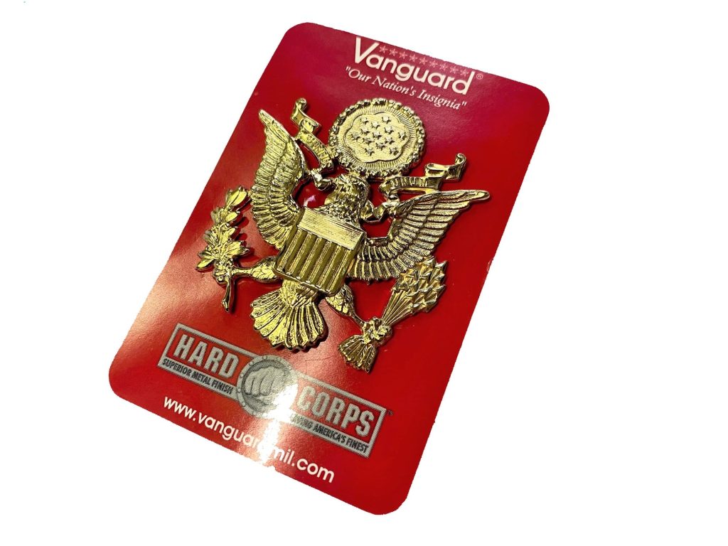 Army Cap Device, Officer - Omahas Army Navy Surplus