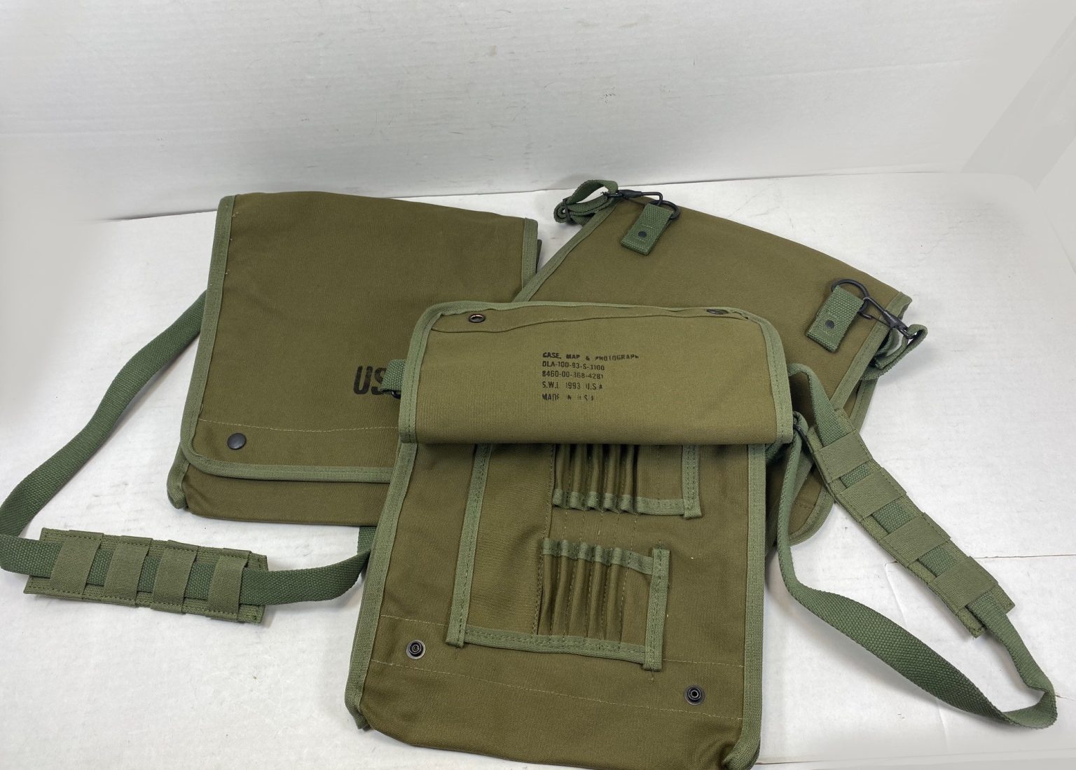 US Olive Drab Map Case - Omahas Army Navy Surplus