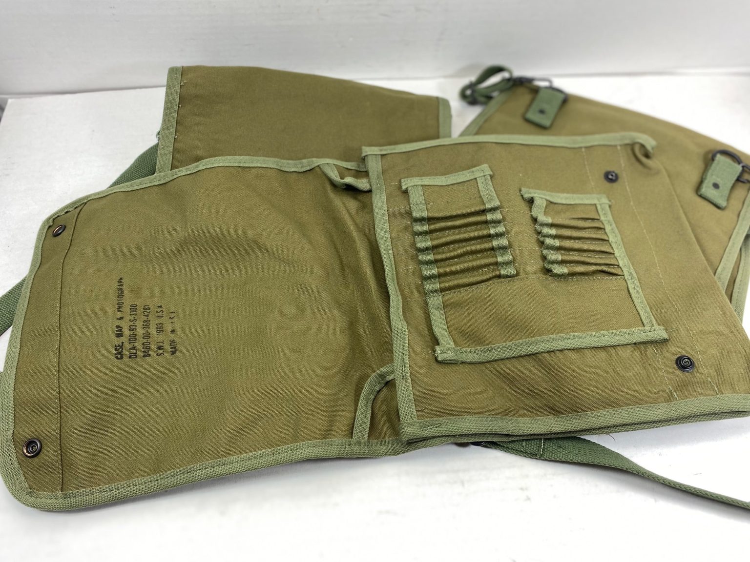 US Olive Drab Map Case - Omahas Army Navy Surplus