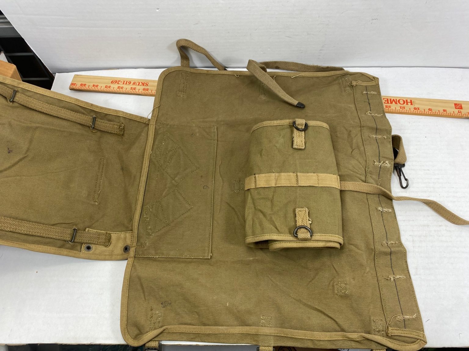 WW1 US M1910 Infantry Haversack, 1918 dated - Omahas Army Navy Surplus