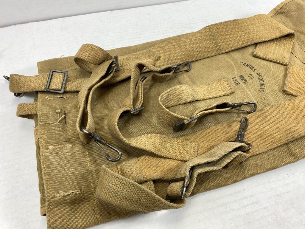 WW1 US M1910 Infantry Haversack, 1918 dated - Omahas Army Navy Surplus