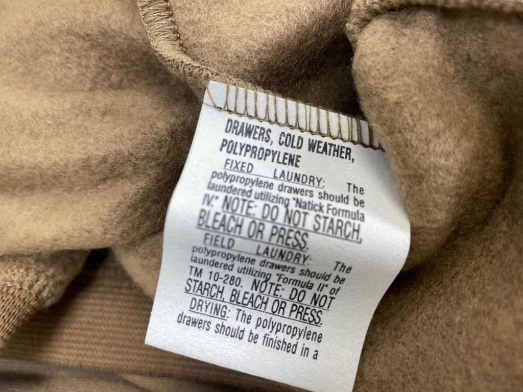Polypro Thermals, Pants. Brown size 3XL, New - Omahas Army Navy Surplus