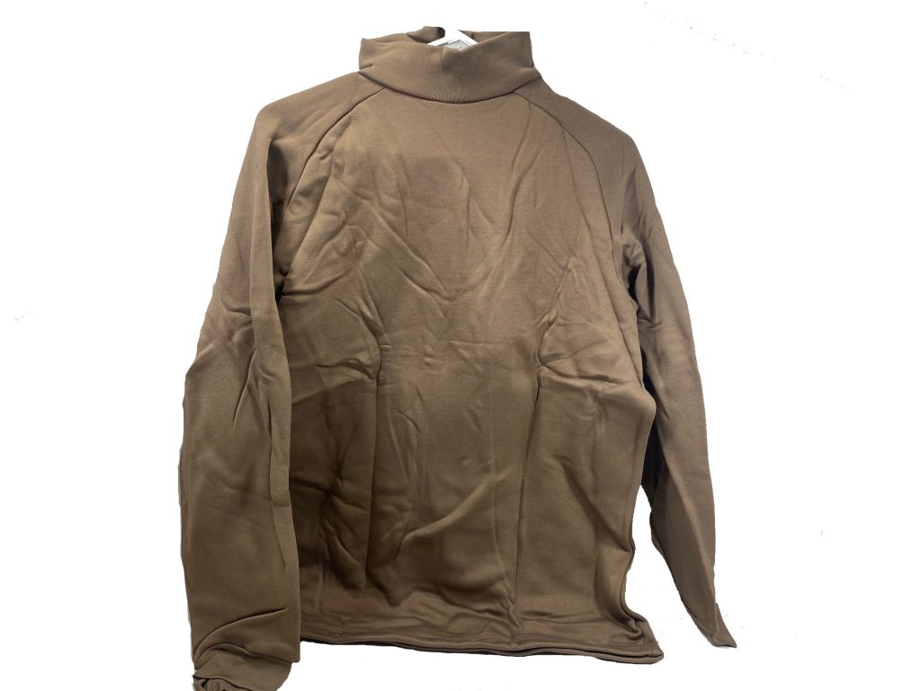 Polypro Thermals, Top. Brown size Large, New - Omahas Army Navy Surplus
