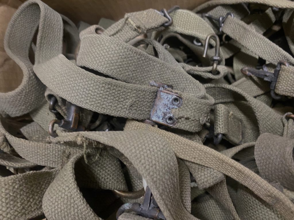 USMC M41 Suspenders, WW2, Olive Drab