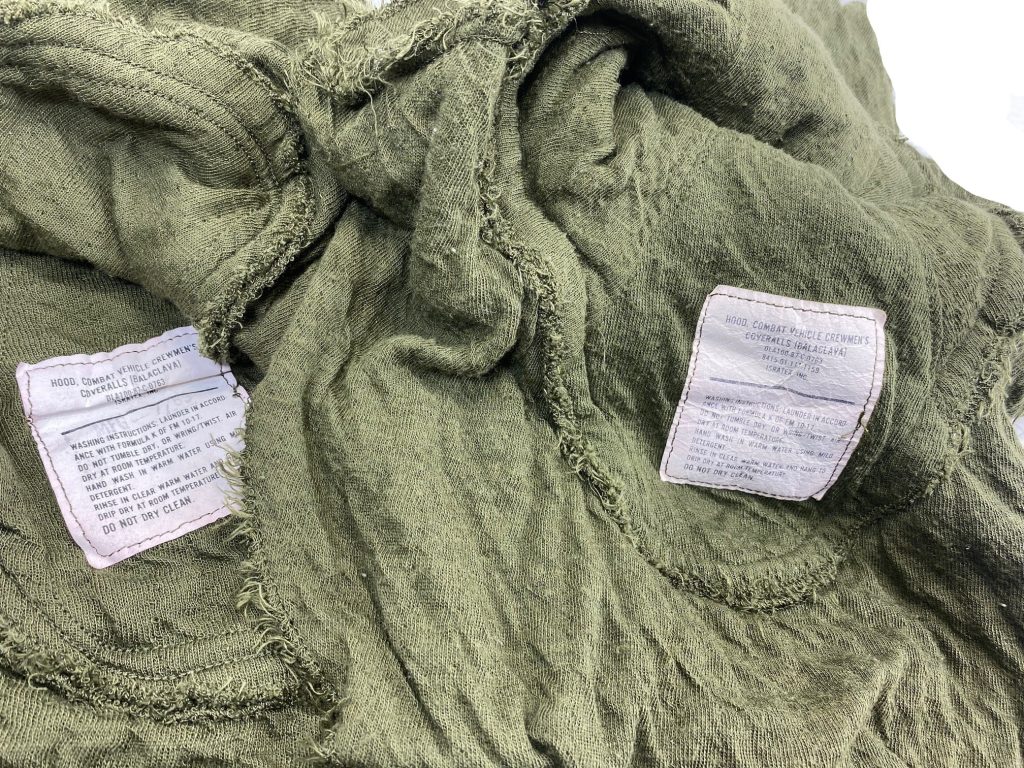 CVC Tanker Hood, Balaclava O.D., used - Omahas Army Navy Surplus